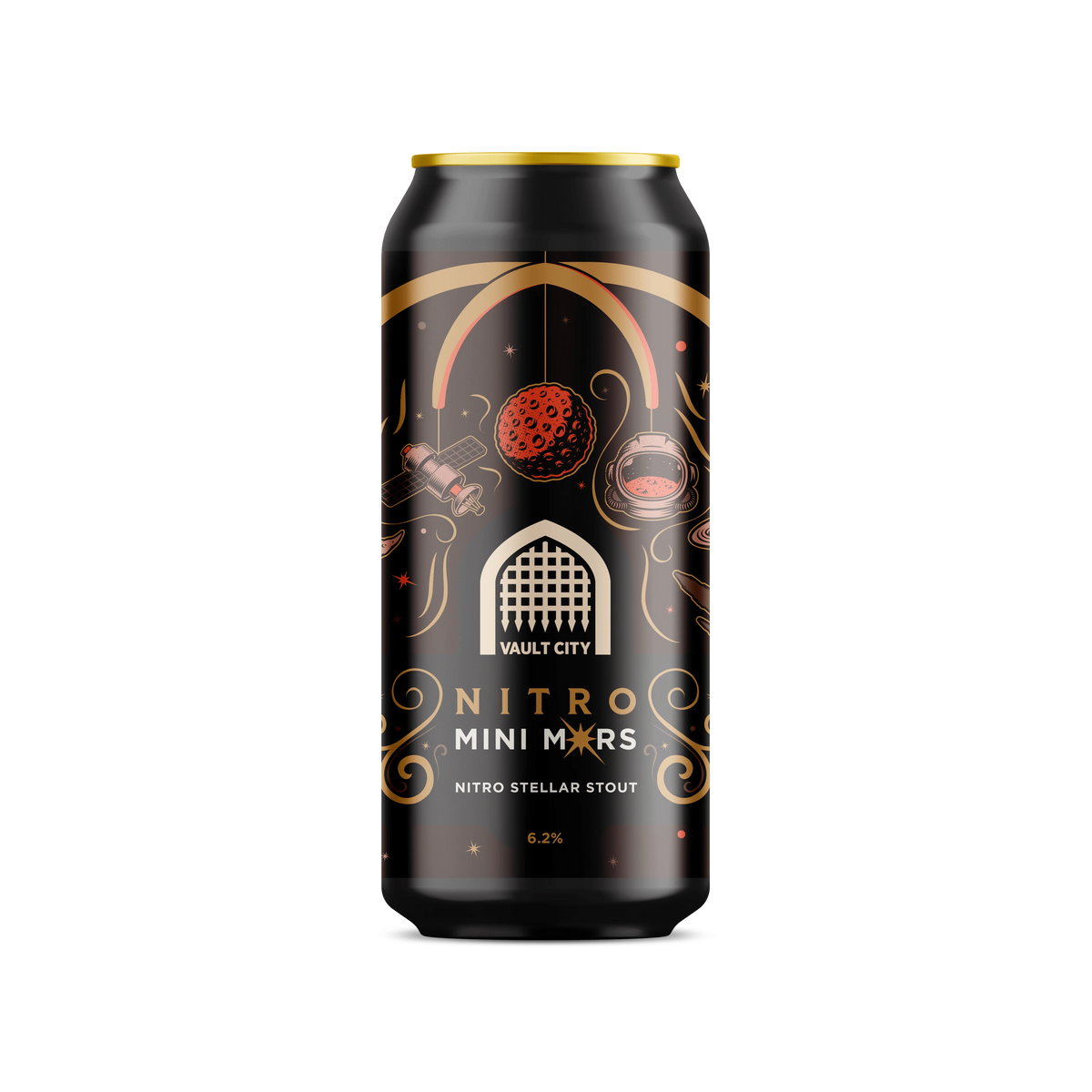Vault City - Nitro Mini M*rs - 6.2% Nitro Pastry Stout - 440ml Can ...