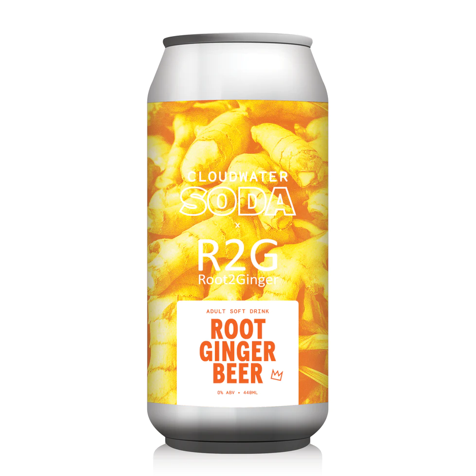 Cloudwater / Root2Ginger - Fresh Ginger Beer - Alcohol Free Ginger Bee ...