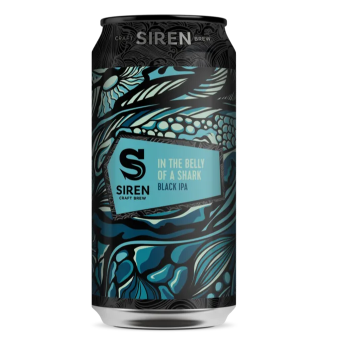 Siren - In The Belly Of A Shark - 6.2% Black IPA - 440ml Can – The Triangle