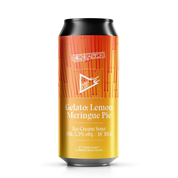 Funky Fluid / Neon Raptor - Gelato: Lemon Meringue Pie - 5.5% Lemon, M ...